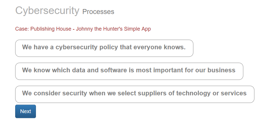 Testing the cybersecurity maturity through self-reported practices ...
